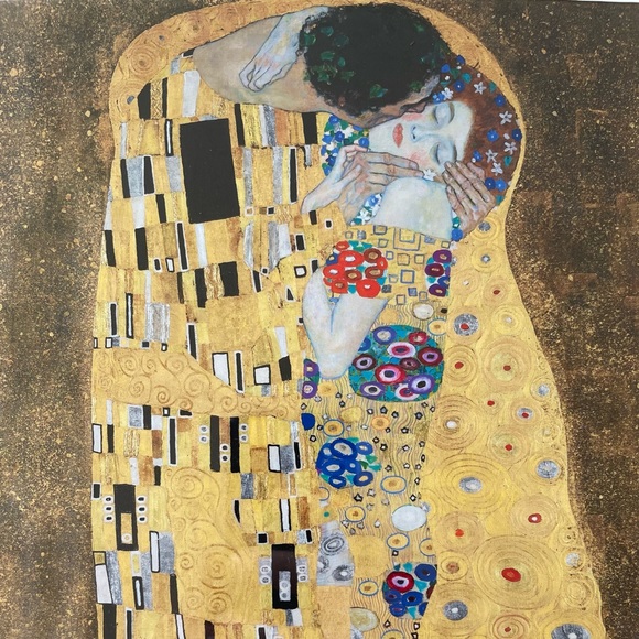 Art | Klimt The Kiss Framed Print Art Nouveau Modern Art Gustav Der ...
